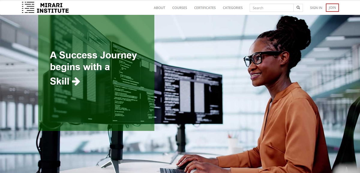 Mirari Online Enterpreneurship Platform | Re-skilling Africa to Tech
